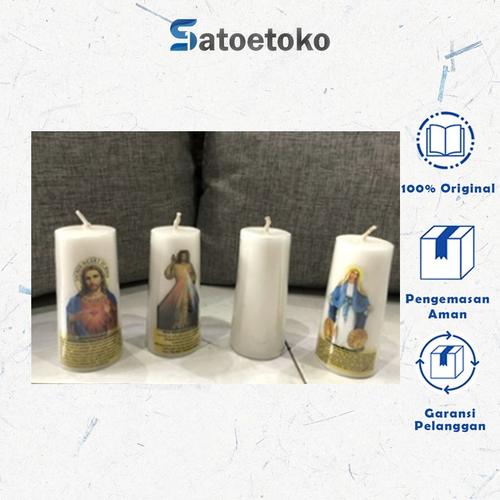 Jual Lilin Rohani Gambar Doa Permohonan - 13CM-4.5 KC062 - Kab. Sleman ...