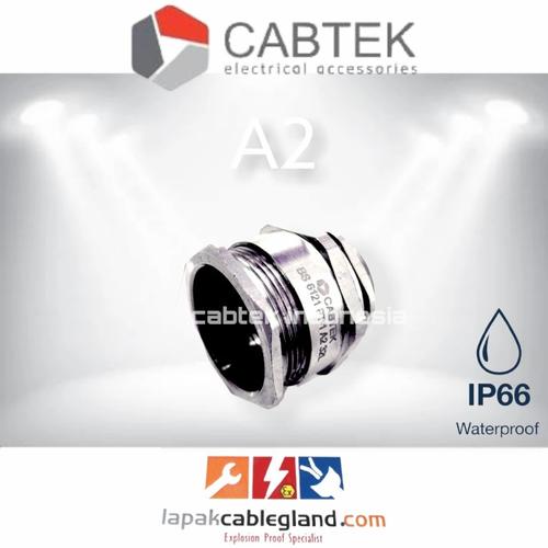 Jual Cable Gland CABTEK non armour type A2 40L Brass Nickel Plated w ...
