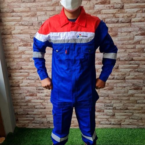 Jual wearpack seragam kerja Pertamina/ Atasan kemeja kerja Pertamina ...