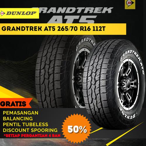 Jual BAN DUNLOP GRANDTREK AT5 265/70 R16 (PRODUKSI 2023) - Kota ...