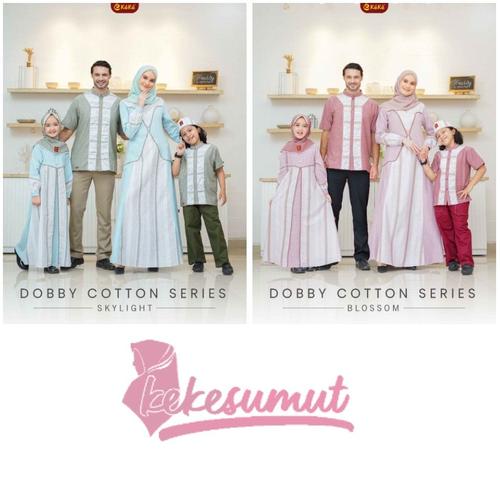 Jual Kekesumut Koko Gamis Dewasa DOBBY COTTON SERIES Keke Busana Muslim ...