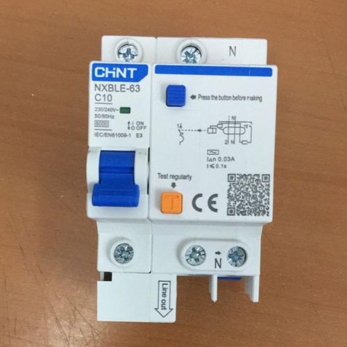 Jual rcbo chint 10a elcb chint nxble-32 10 ampere 30ma - Jakarta Pusat ...