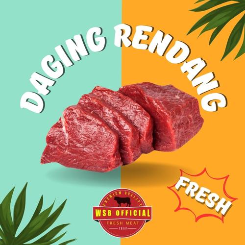 Jual Daging Sapi Segar 1 Kg Rendang Lokal Premium Fresh Meat - Kota ...