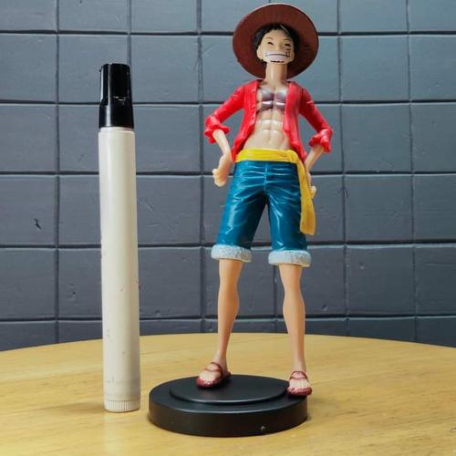 Jual mainan static figure monkey d luffy bulat kecil one piece tinggi ...