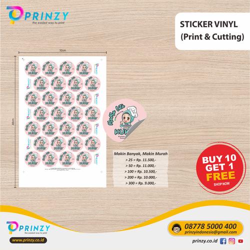 Jual Cetak Sticker Transparent (Stiker Transparan) | A3+ (Print ...