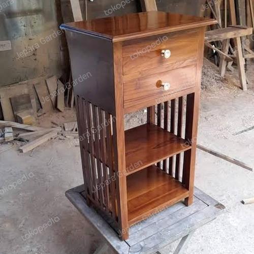 Jual PLUS FINISHING - Meja Dispenser Kayu Jati Minimalis Laci Air Galon ...