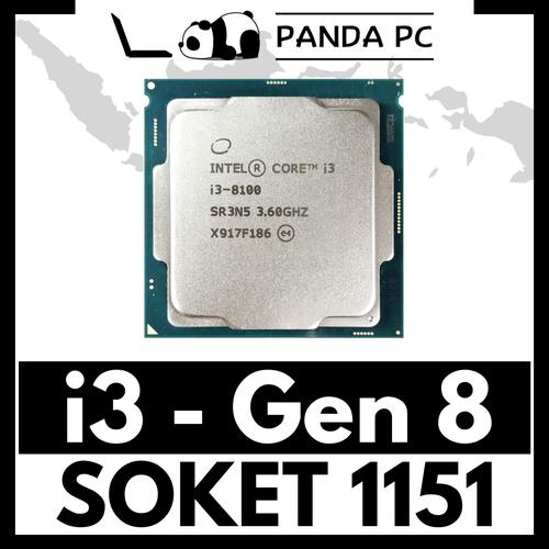 Jual Processor Core i3 Gen 8 LGA 1151 8100 8100T Coffee Lake Mobo H310 ...