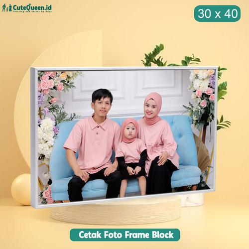 Jual Cetak Foto Frame Block 30x40 Instan Langsung Pajang - Border ...