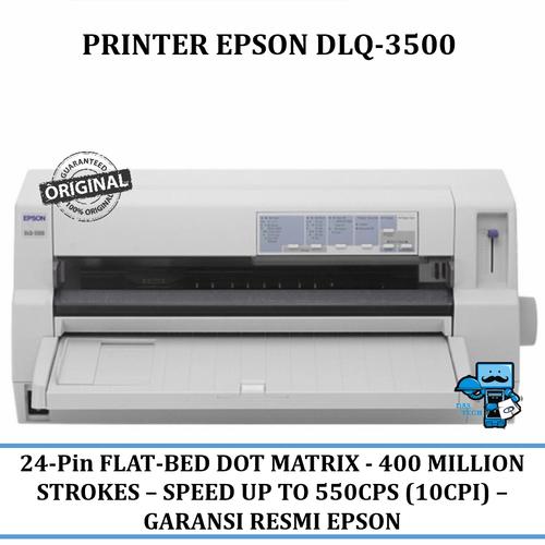 Promo Printer Epson DLQ-3500 - Dot Matrix 24pin Epson DLQ3500 Cicil 0% 3x - Jakarta Pusat - das ...