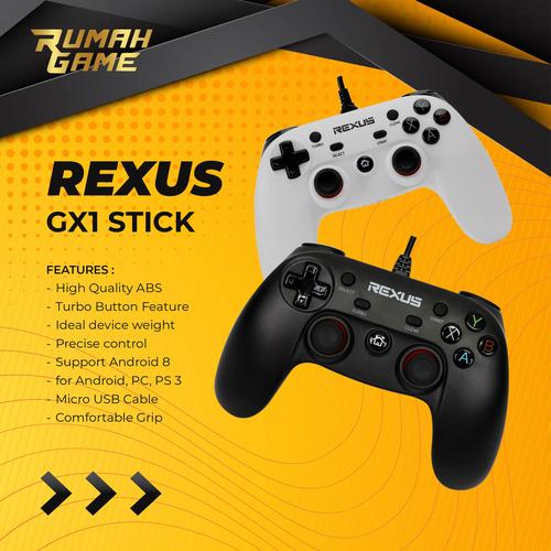 Jual Rexus Gladius GX1 Pro Gaming Gamepad / Joystick / Stick - Putih ...