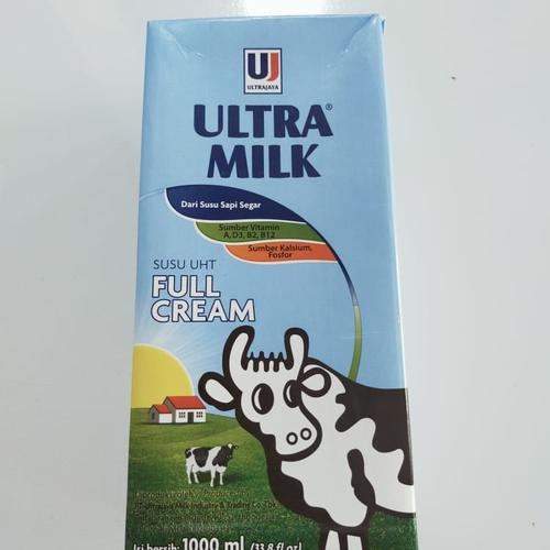 Jual Ultra Milk UHT Full Cream 1 Liter - Kota Palembang - JS Frozen ...