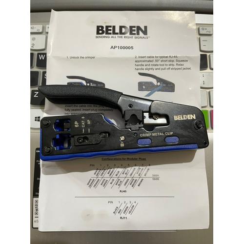 Jual Belden AP100005 Crimping Tool / Tang Krimping Belden STP CAT6A ...