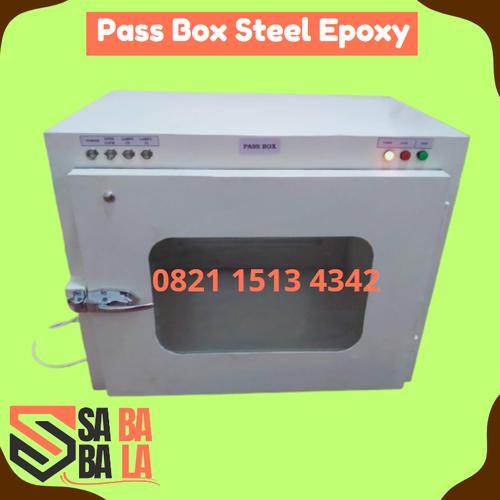Jual 50 x 40 cm Pass box laboratorium steel epoxy interlock door - Kota ...