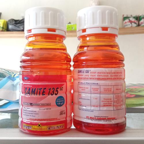 Jual AKARISIDA INSEKTISIDA SAMITE 250 ML PEMBASMI HAMA TUNGAU TANAMAN ...