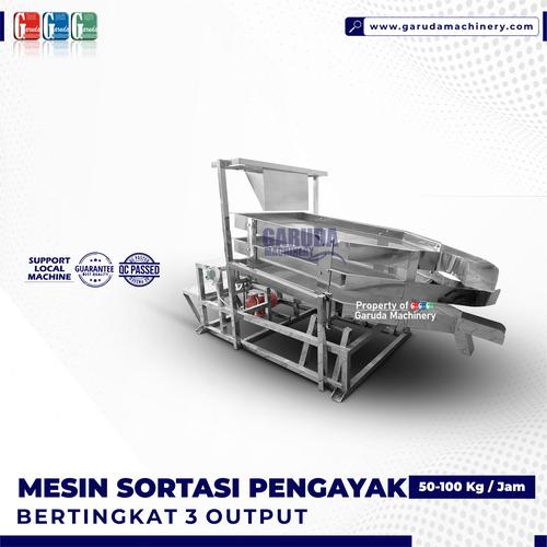 Jual MESIN SORTASI PENGAYAK kapasitas 100 kg Full Stainless Steel - Kab ...