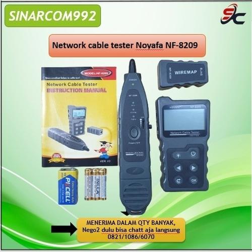 Jual NOYAFA Network cable tester Noyafa NF-8209 / CABLE TESTER LAN ...