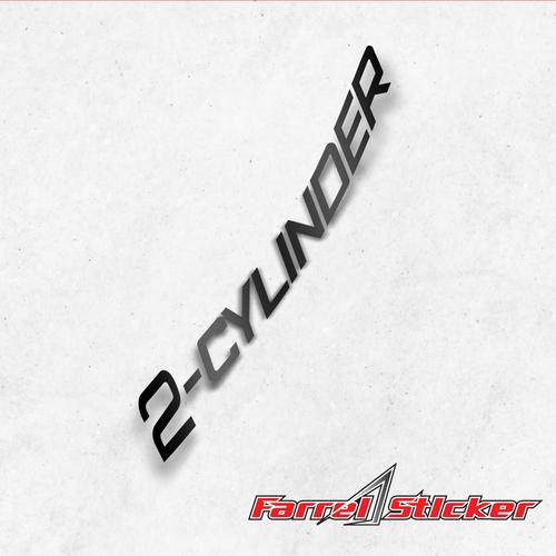 Jual Stiker 2 silinder Sticker 2 cylinder Kawasaki Ninja Cbr - Putih ...