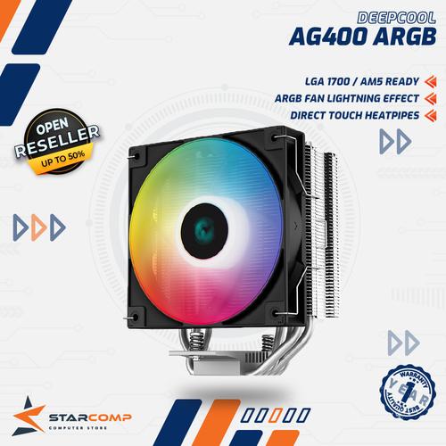 Jual Deepcool AG400 ARGB CPU COOLER 12cm Fan Deep Cool AG 400 - Hitam ...