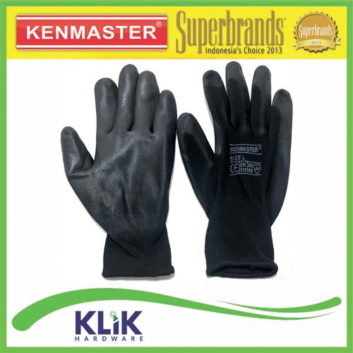 Jual Kenmaster Sarung Tangan Pelindung Safety Hitam - SAFETY HITAM ...