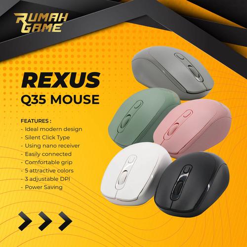 Jual Mouse Wireless Rexus Q35 Office Silent Click - Kota Semarang ...