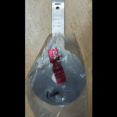 Jual DANIEL ORIFICE PLATE SS-316 2"INCH ANSI 3/600 INLET 1,000 ...