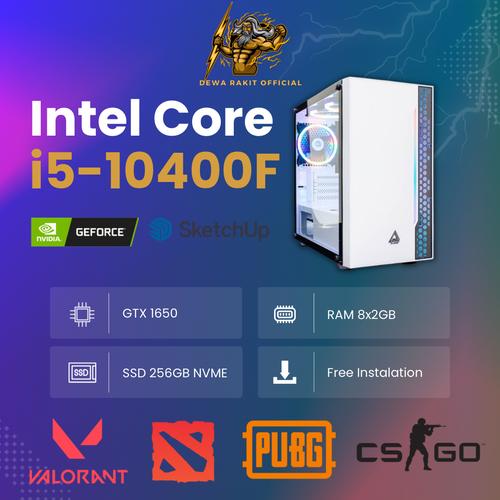 Jual PC Gaming | i5 10400F | GTX 1650 4GB | NVME | HDD | RAM 16GB - Kab ...
