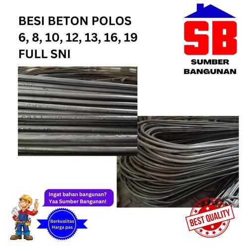 Jual BESI BETON SNI 6 8 10 12 13 16 19 POLOS BEHEL FULL - 6mm SNI - Kab ...