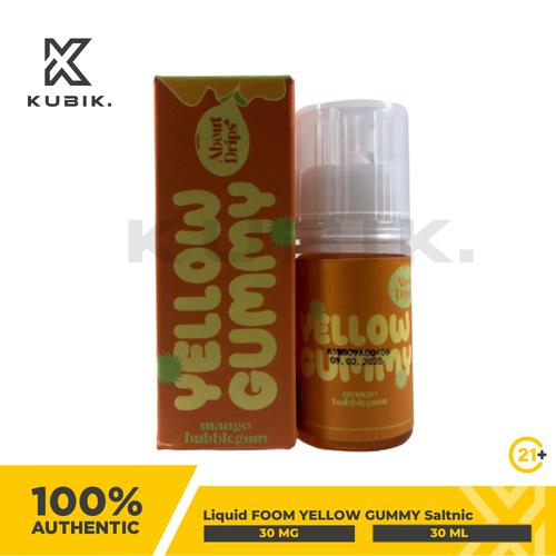 Jual Liquid Foom Yellow Gummy Mango Bubblegum Salt Nic 30ML - Liquid ...