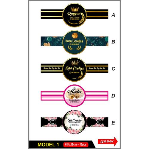 Jual Sticker label makanan + Cutting - Kota Kediri - Dunia Desain ...
