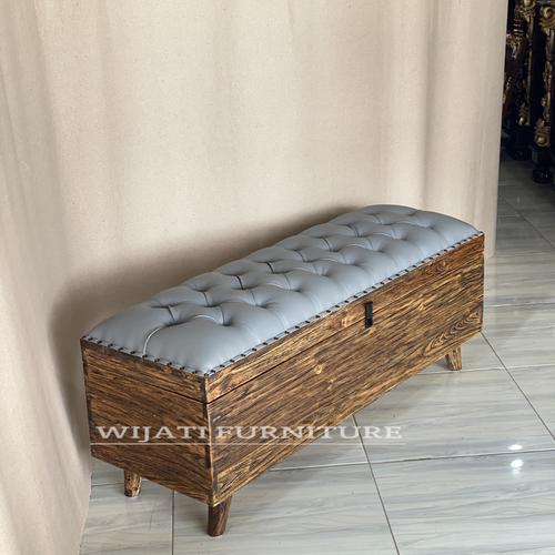 Jual Stool Box Sofa Bench Storage Penyimpanan kayu Jati - Kab. Jepara ...