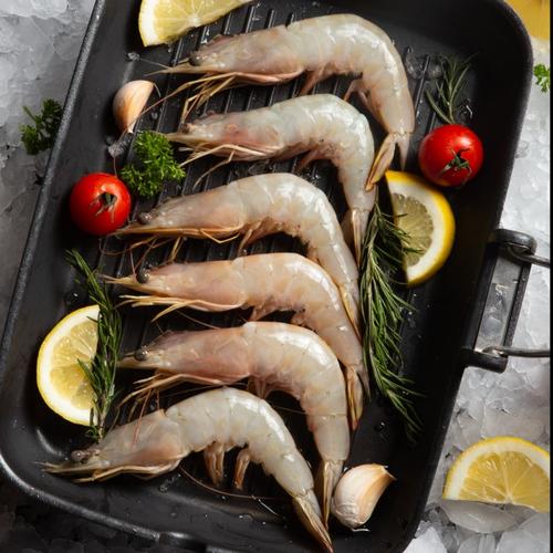 Jual Udang Laut Jerbung Putih IQF JUMBO Utuh Fresh Frozen 700 gr per ...