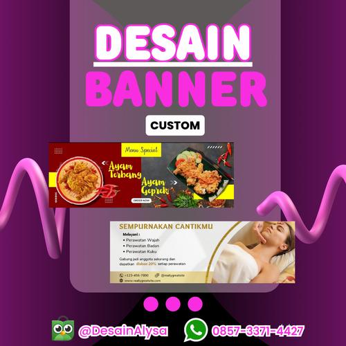 Jual BANNER DESAIN SPANDUK BISNIS PROFESIONAL FREE KONSEP - SIMPEL ...