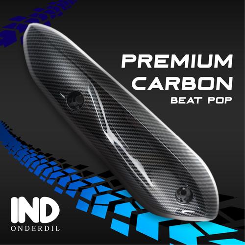 Promo Cover Tutup-Pelindung-Tameng Knalpot Carbon-Karbon Beat Pop FI-F1 ...