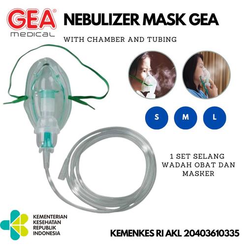 Jual GEA Nebulizer Mask with Chamber & Tubing - S - Jakarta Barat ...