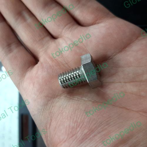 Jual baut ss304 m10x15 kunci 17 hex bolt m10x1.5x15 kasar baut sus The ...