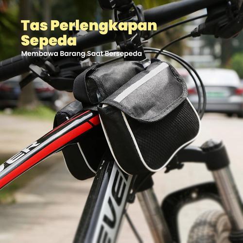 Jual Tas Organizer Sepeda Dompet Frame Double Bag Bike Bicycle Pack ...