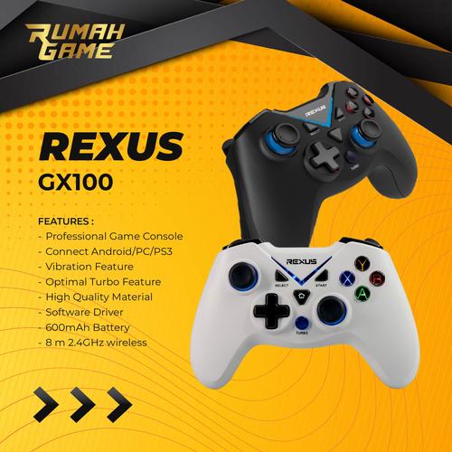Jual Rexus Pro Gaming Wireless Gamepad GX100 - Hitam - Kota Semarang ...