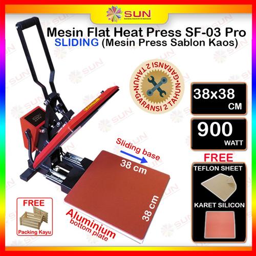 Promo Mesin Press Kaos Sablon Digital Flat SF-01 38 X 38 Cm - SF-01, Surabaya Cicil 0% 3x - Kota ...