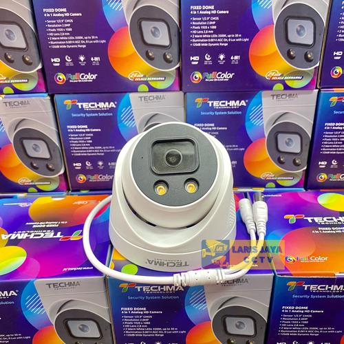 Jual Techma Kamera CCTV Indoor Full Color TCM A5621FC 2MP Colorvu ...