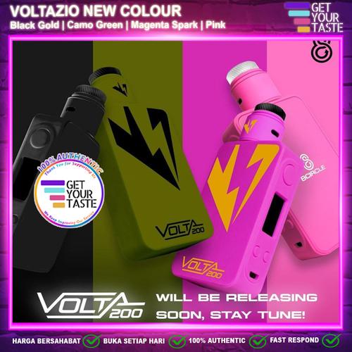 Jual Voltazio 200W MOD KIT Authentic by 8Circle Vape - Black Gold ...