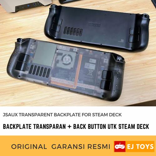 Jual EJ Toys JSAUX Transparent Clear Backplate Back Plate Steam Deck ...