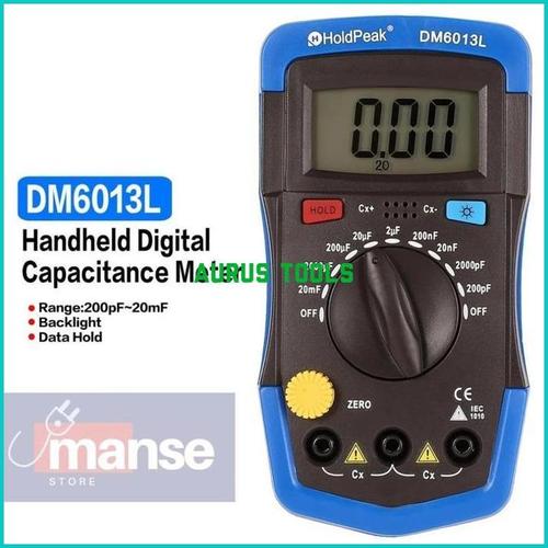 Jual Capacitor Tester Alat Ukur Kapasitor Elco Capacitance HoldPeak ...