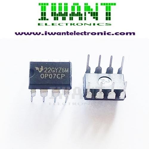 Jual OP07 OP07CP DIP 8PIN IC OpAmp OP07C OP 07 IC OP07CP OP-07 OP 07CP DIP-8 GRADE B - Kota ...