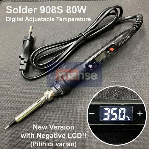 Jual Solder 908S 80W Digital Adjustable Temperature - Solder Digital ...