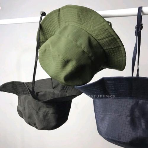 Jual topi rimba polos terbaru/topi gunung rimba bucket keren - Hitam ...
