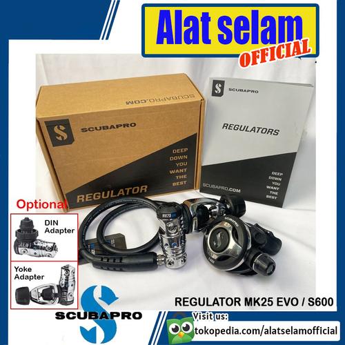 Jual Regulator Diving Scubapro 1st Stage MK25 EVO S600 Octopus Selam ...
