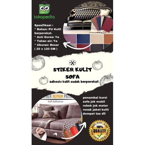 Jual Sticker Kulit ganti Sofa Jok Motor Kursi Perbaikan kulit Yang ...