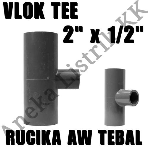 Jual RUCIKA SAMBUNGAN PIPA AW VLOK V TEE 2 × 1/2 INCH VTEE 2" x 1/2" 2X1/2 - TANPA BUBBLE ...