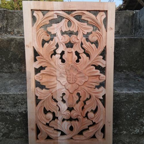 Jual ukiran dinding kayu ragam hias jepara ukir tempel jalosi - Kab ...