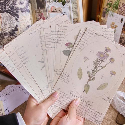 Jual 5 lembar poster kertas retro vintage jadul home deco scrapbook ...